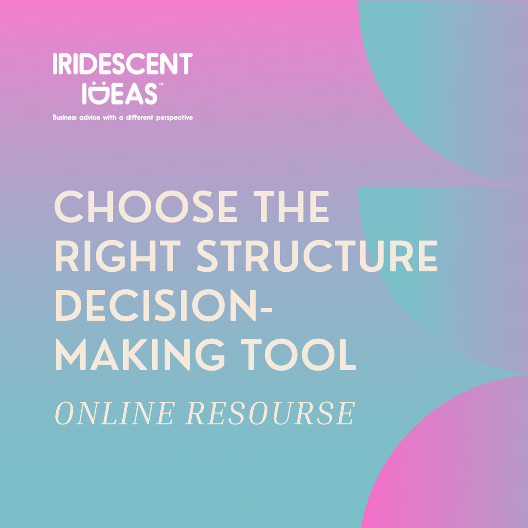 FREE Choose the right structure decision-making tool